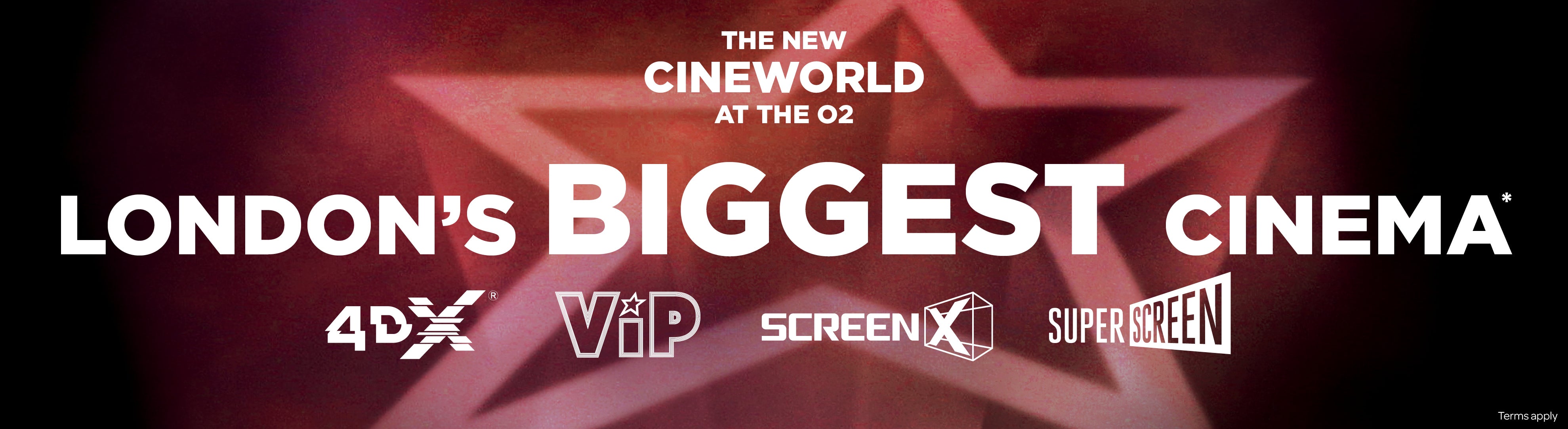 Cineworld Movie Listings | The O2
