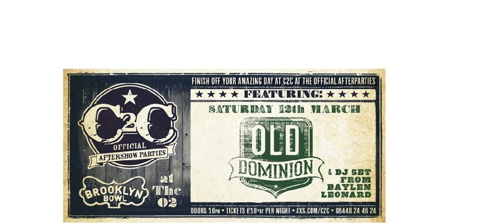 C2C Official Aftershow Party with Old Dominion | The O2