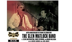 40th Anniversary of Punk Celebration with The Glen Matlock band | The O2